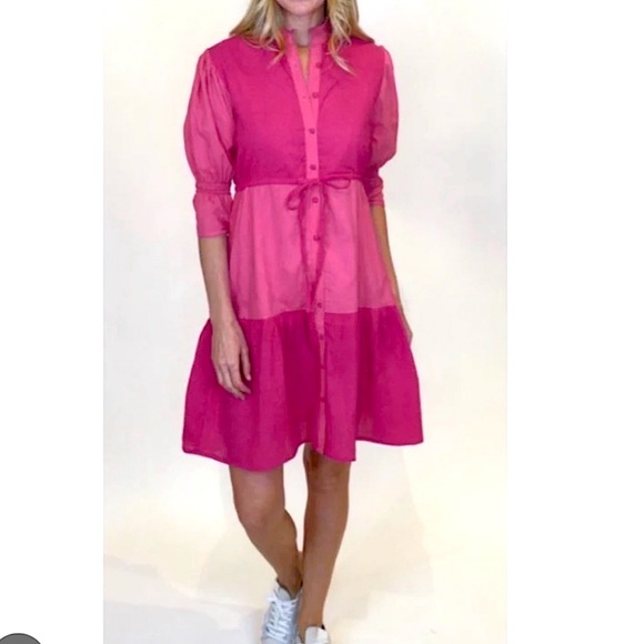 Tuckernuck | Dresses | Victoria Dunn Designs Colorblocked Shirt Dress ...